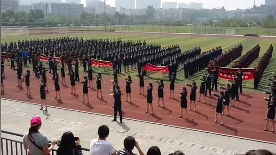 第五届酒店管理系礼仪操比赛