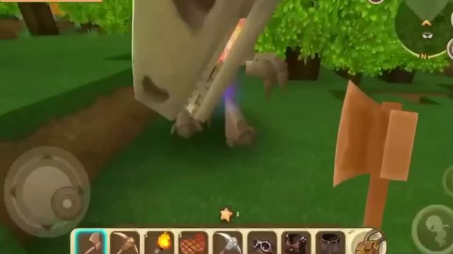 迷你世界:回家的路上发现一只野生"化石龙"