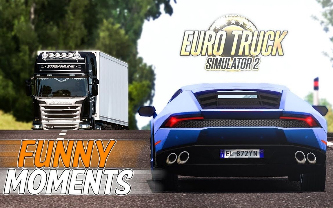 [欧洲卡车模拟2联机]逗逼脑残的车祸集锦 EP5(ETS2MP)