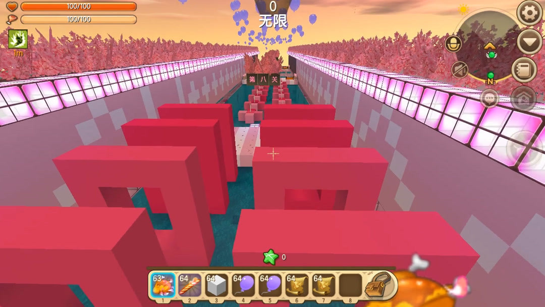 迷你世界:半仙玩过最简单的跑酷没有之一!手残党的福音