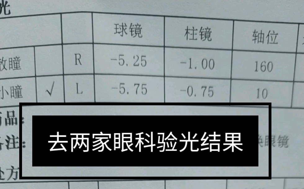 【近视配镜验光vlog】两次验光数据都不一样啊