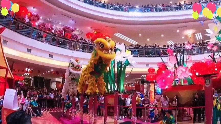 舞狮#舞狮表演太精彩#