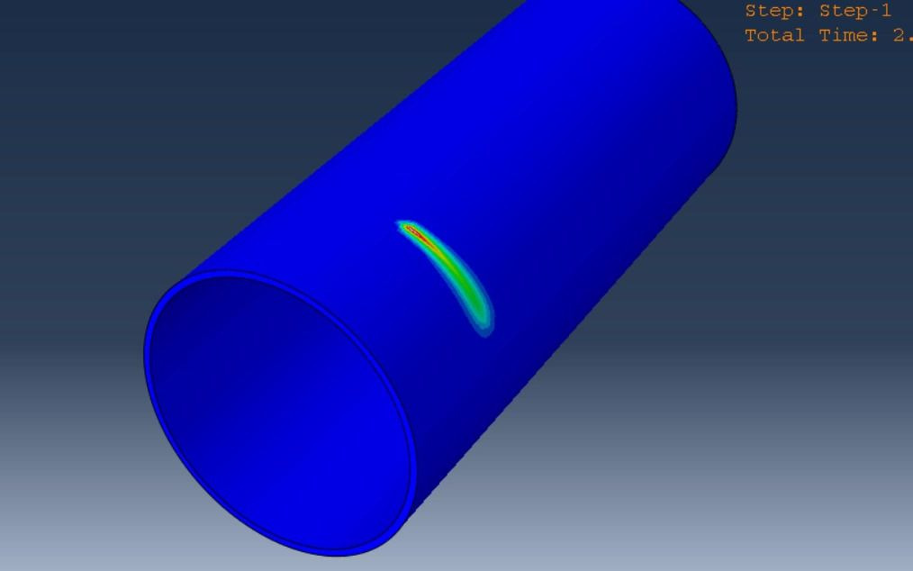 ABAQUS圆柱面路径焊接子程序