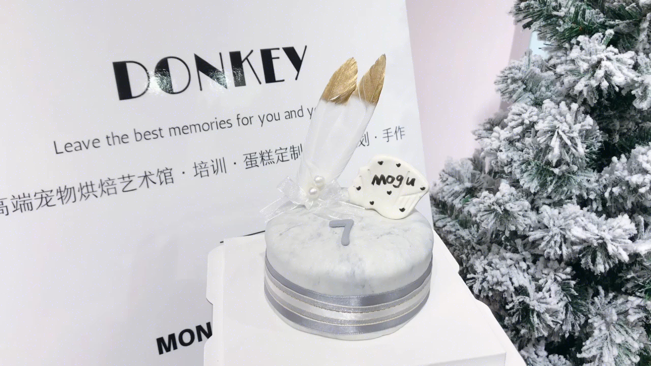 宠物蛋糕也可以很简约啊