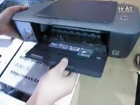 惠普HP 1000 802墨盒连供改装教程 连供装机 高清