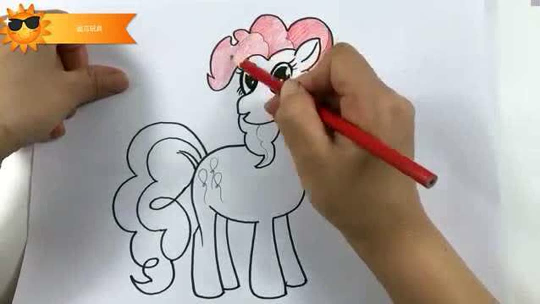 趣味绘画教程小马宝莉碧琪简笔画