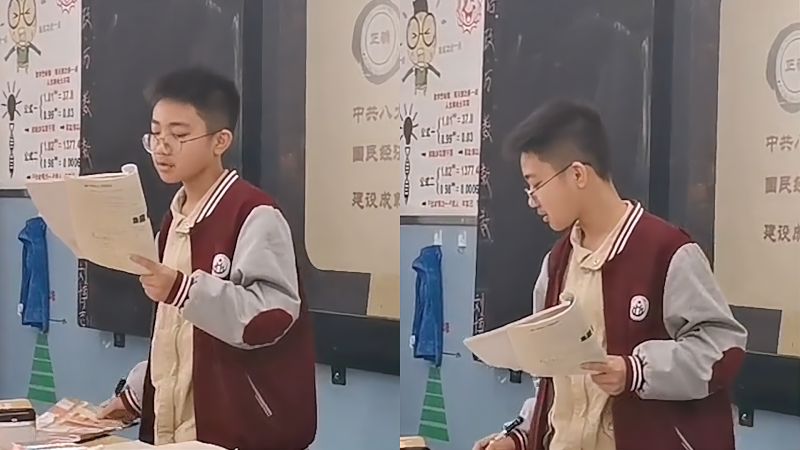 学生模仿老师讲题引起哄堂大笑，一句话令网友直呼：学到了精髓！