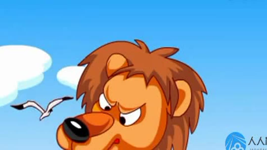 《狮子和海豚》儿童识字故事全集精选动画片童话大全