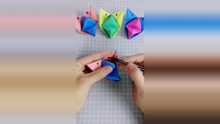 少儿折纸,会动的嘴巴,学起来吧