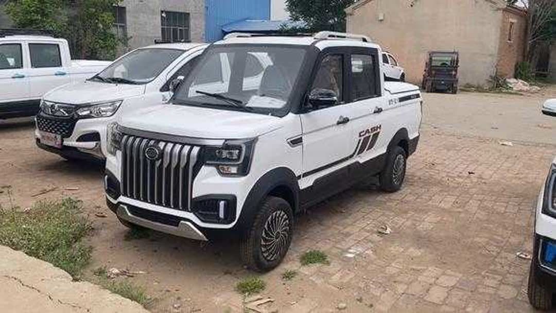 双排大皮卡!2021年最新款全封闭货车!刮风下雨不担心!