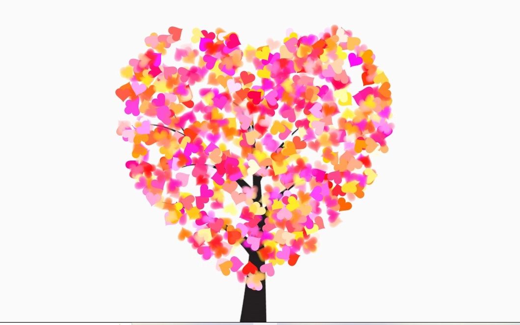 网红爱心树(❤源码在评论区❤)