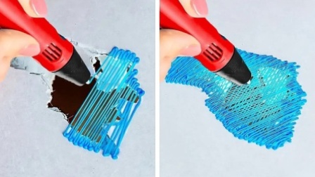 3D打印笔修补东西,打印求婚戒指,别出心裁创意DIY