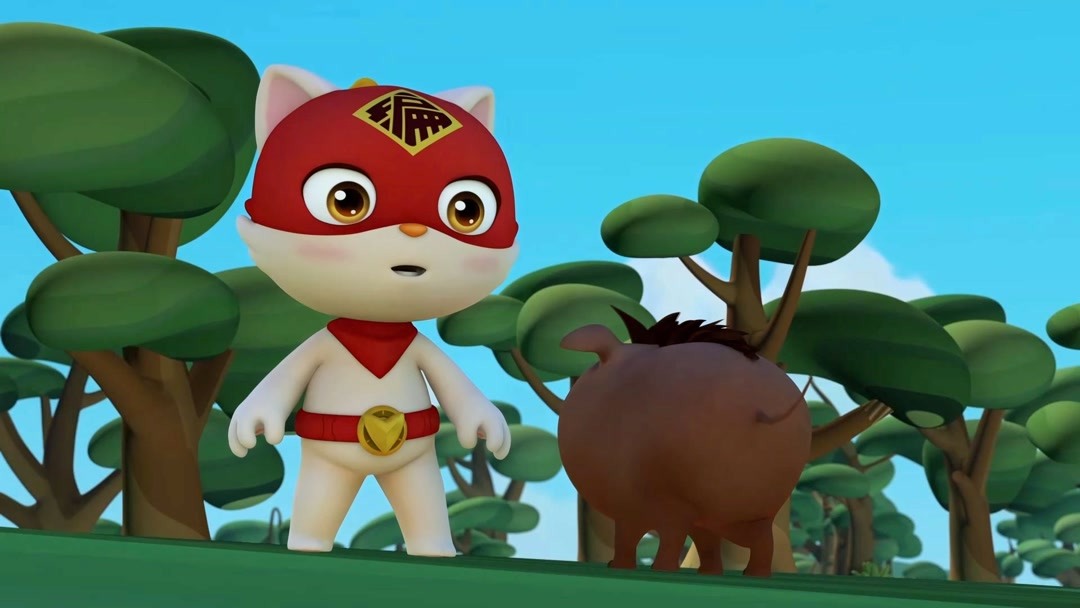 荒岛历险记:编程猫在逃亡,脸上不小心沾上蜂蜜,引来了一群蜜蜂