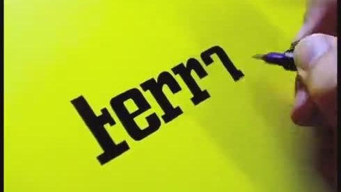 写字能够写出绘画的效果,你想试试吗