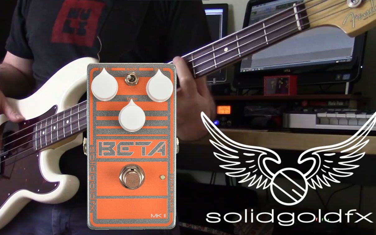 加拿大 SolidGoldFX - BETA MKII - 贝斯 过载 前级 单块效果器