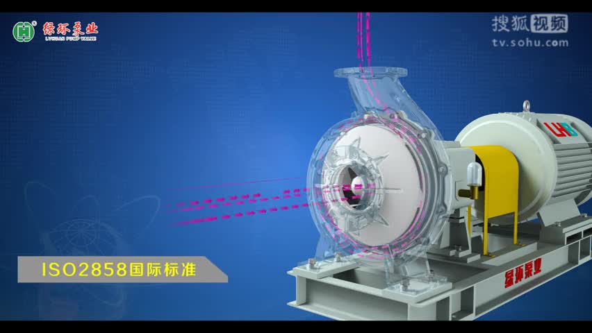 绿环LHF系列衬氟离心泵精美视频动画