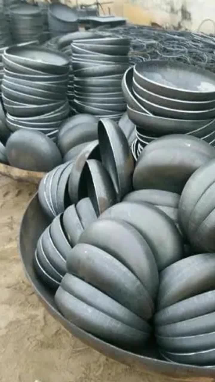 碳钢厚壁管帽 不锈钢压力容器封头 大口径