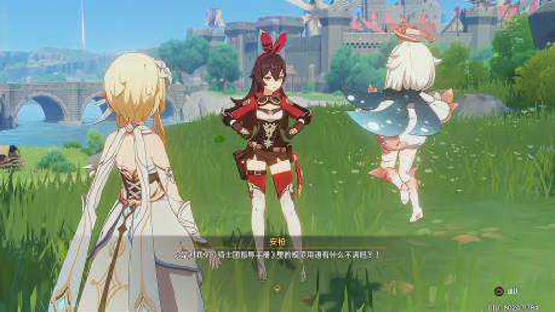 开放世界冒险游戏《原神》游戏试玩实况,箭手妹子安柏入伍