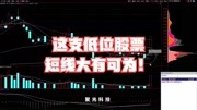 2021-08-22财经早班车炒股知识教学:这支低位股票短线大有可为!