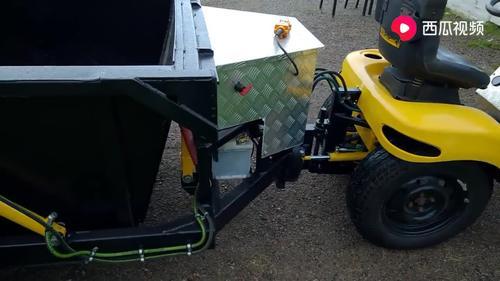 简单好用的小型翻斗车,这样的设计太人性化了