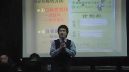 张黎励志演讲——如何确定目标?