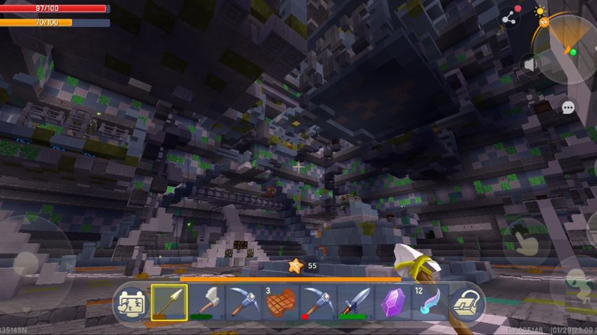 迷你世界雨林雨林神庙