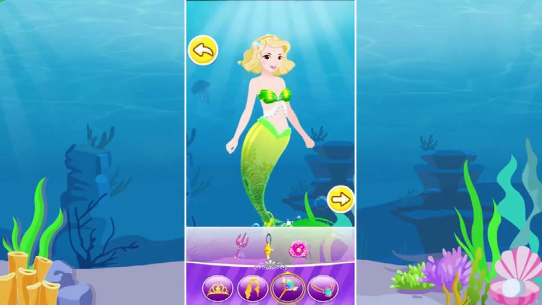 宝宝巴士 公主的美人鱼装扮! 游戏