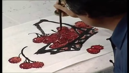 美术教案 水墨画花