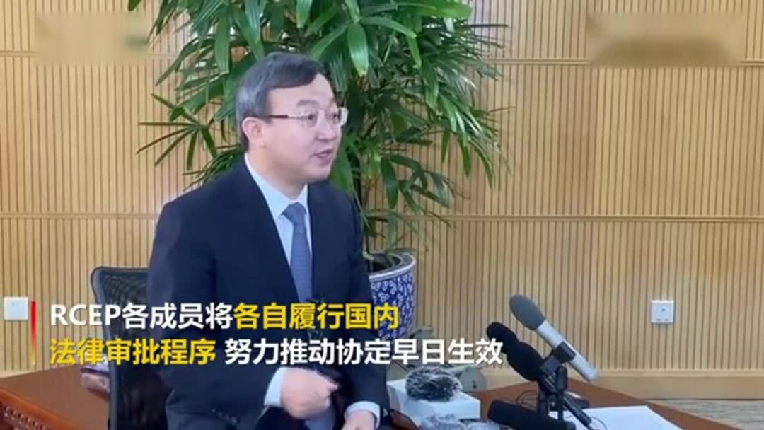 RCEP正式签署何时生效?商务部回应