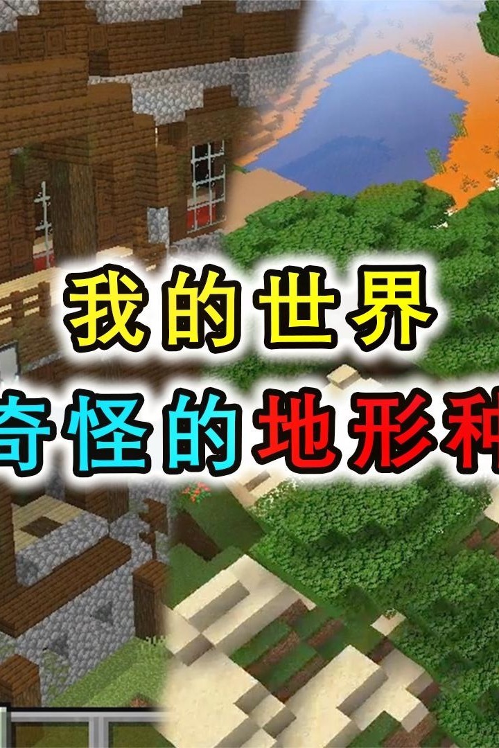 我的世界:盘点超奇怪地形种子有哪些?林地府邸与前哨...