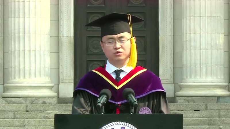 清华大学2020毕业典礼,援鄂医疗队校友发言