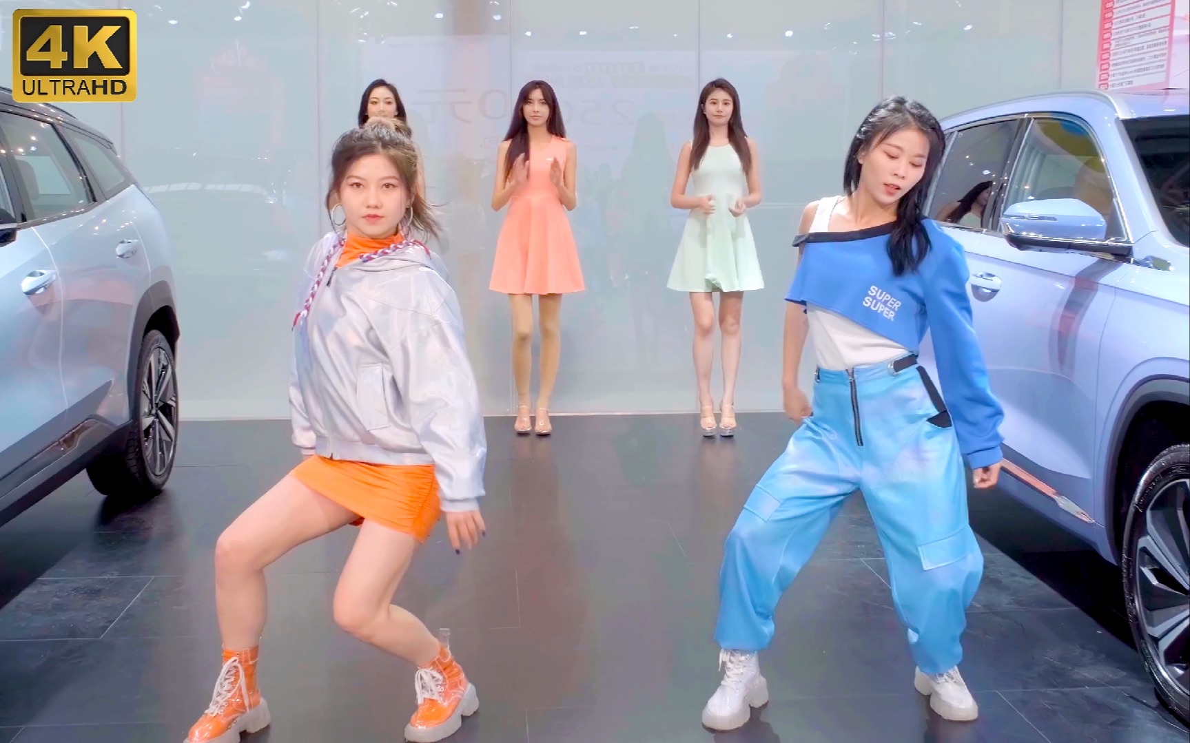 2022年12月,吉利展台帅哥美女舞蹈二 南宁车展4K