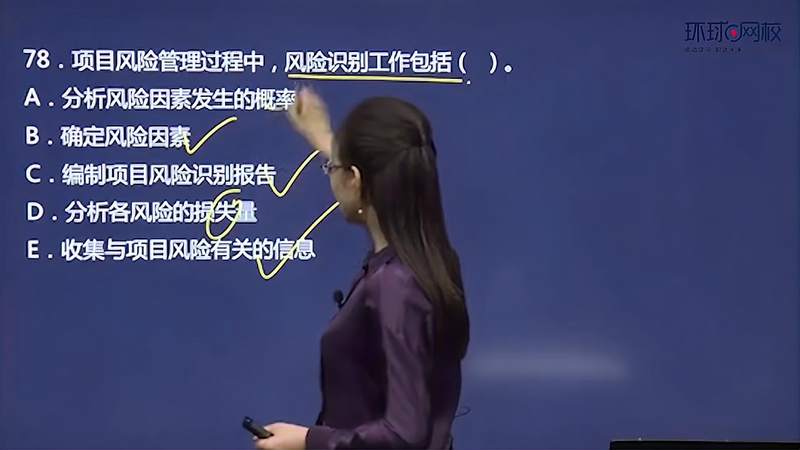 一建考试《管理》真题解析:风险识别工作