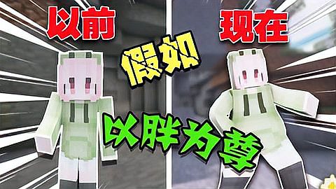 怕怕吖的游戏合集 : 假如mc以胖为尊