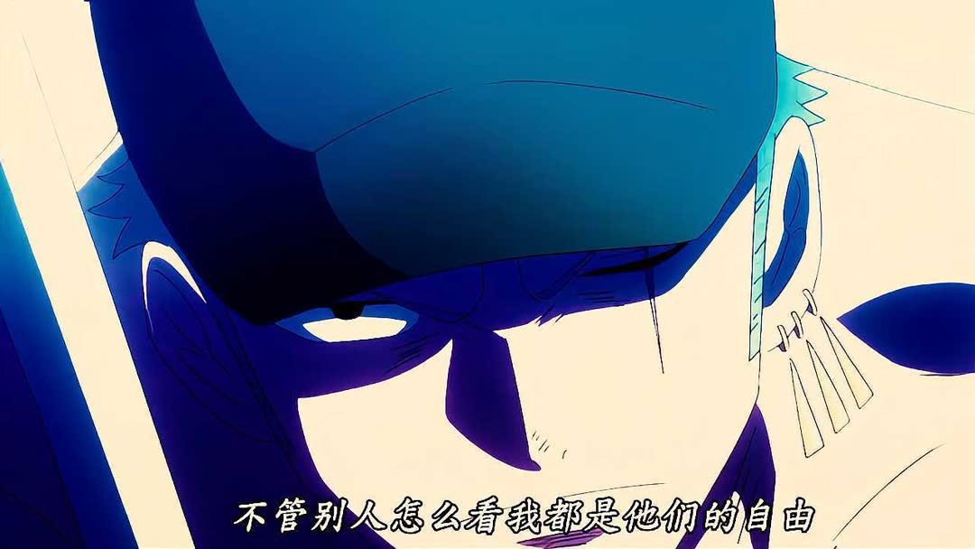 海贼王:索隆说不管别人怎么看我那都是他们的自由