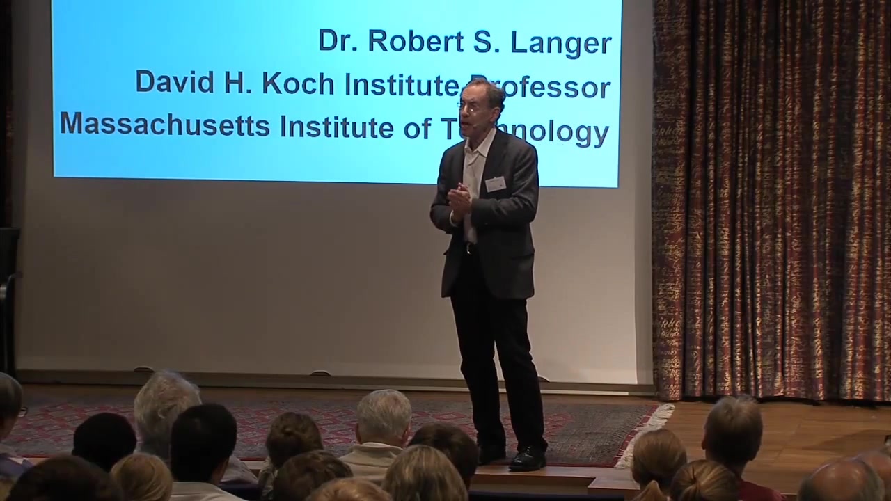 Langer教授演讲:化学及其在生物医药领域的应用