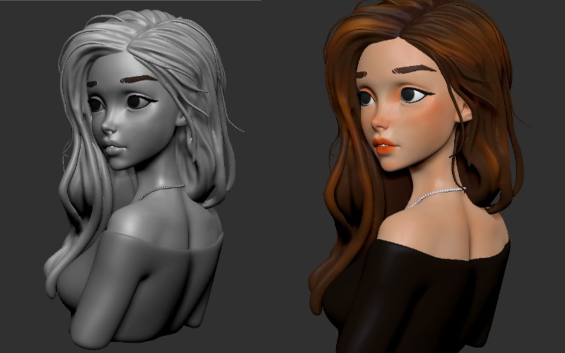 zbrush—教你从零开始做角色,zb角色高模雕刻详解