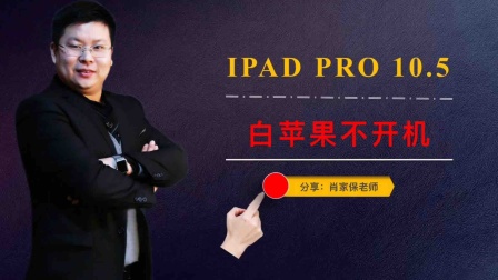 iPad pro10.5寸白苹果不开机,去维修,认为是CPU