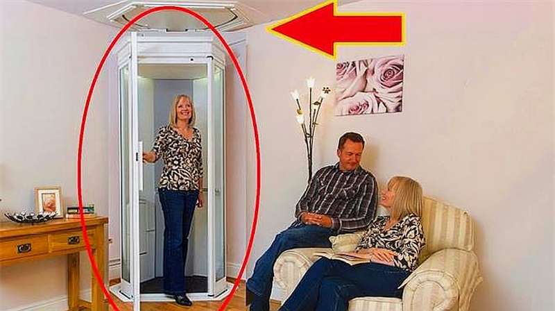 超实用家用小电梯,上下楼不费劲,简直是残障人士的福音!