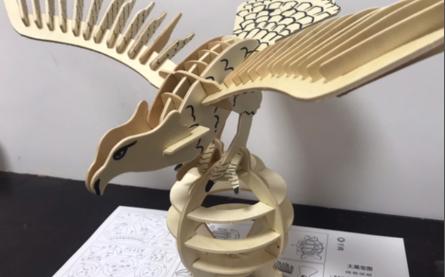 今天玩玩3D木质拼图