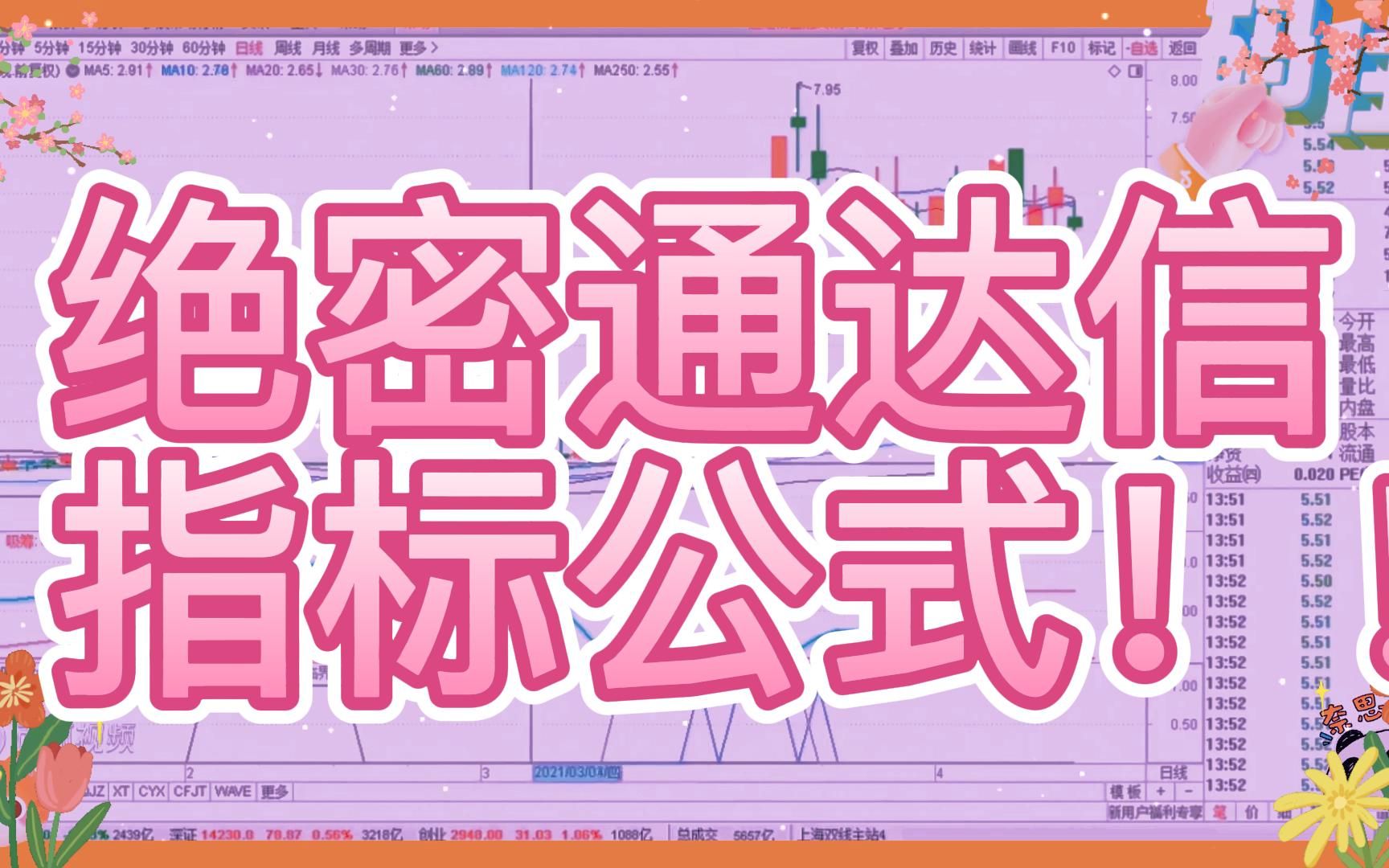 绝密通达信指标公式
