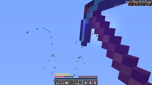 我的世界游戏动画:钻石喷泉