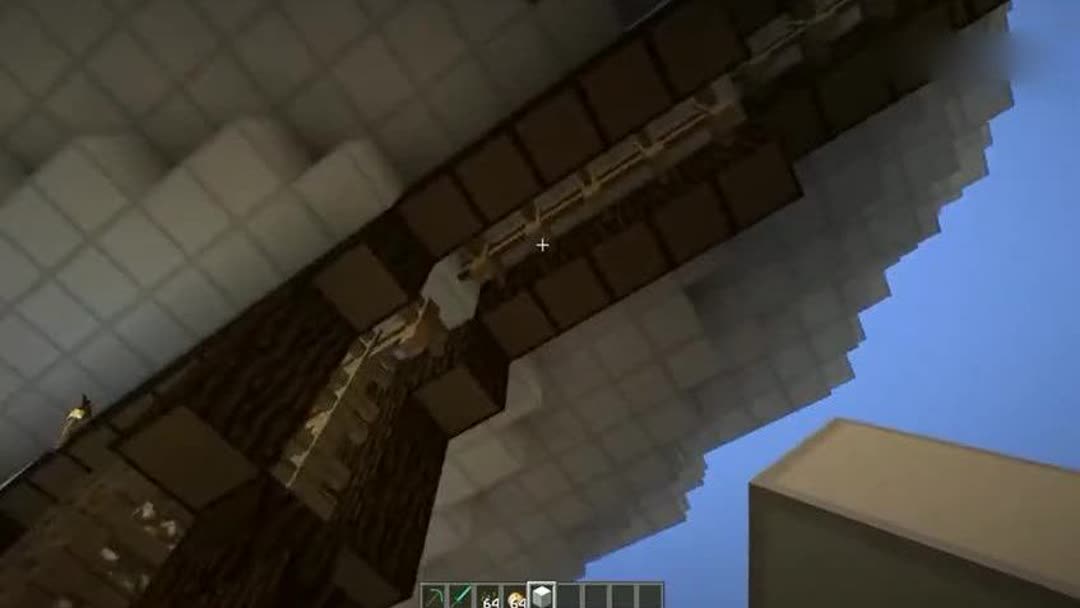 我的世界:教你制造一个全红石系统的飞艇,从此住在天上漂流