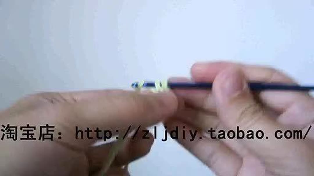 钩针手工编织基本针法之短针