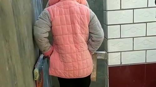 河南农村大姐做的厕所门,这构思巧妙极致,广东人都没见过吧!