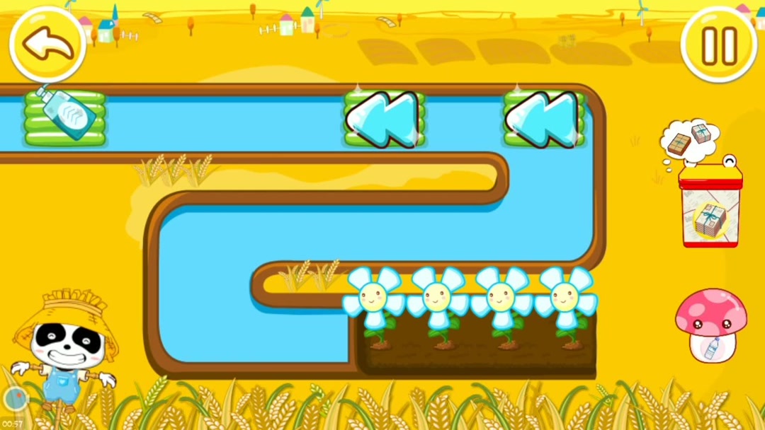 宝宝巴士之奇奇把塑料瓶和纸进行分类回收利用游戏