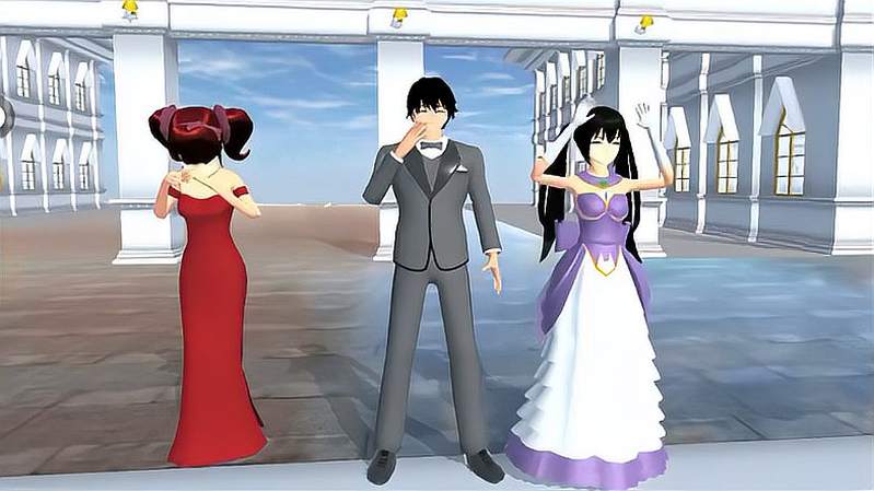 樱花校园模拟器,穿越小说当女主第二十一集,带人来了?