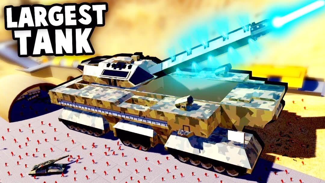 战地模拟器!特斯拉巨型坦克!超强威力!终极武器秒杀一切?面面