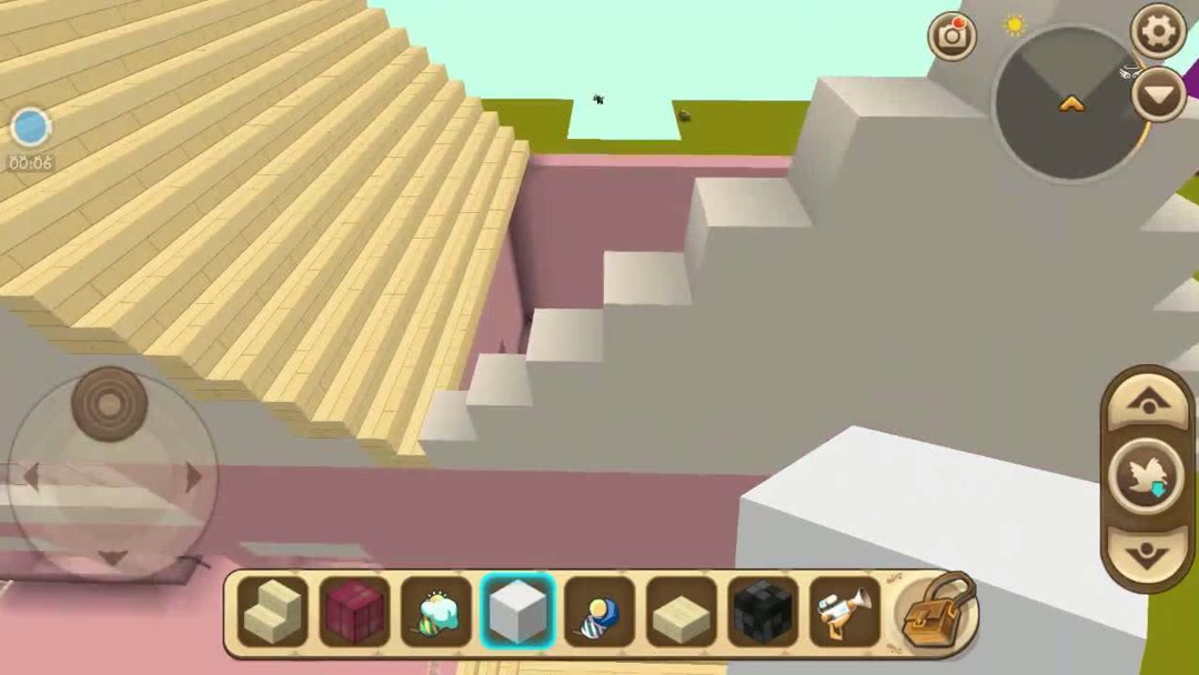 迷你世界:粉色少女心别墅教程6