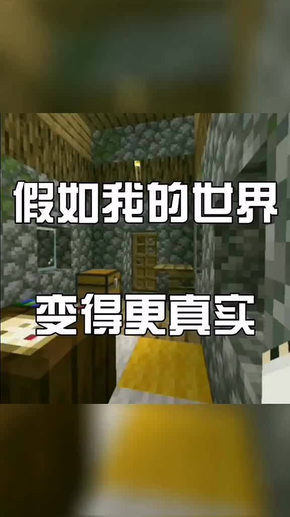 假如我的世界更真实,你喜欢这样的世界吗?